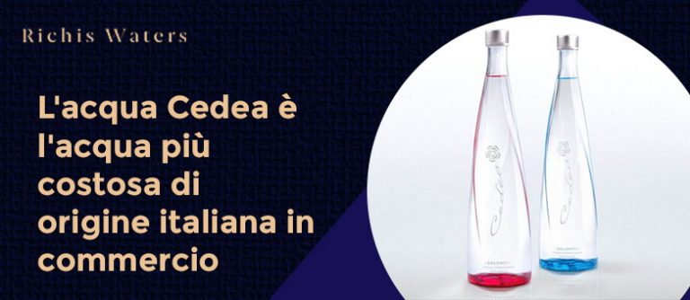 Acque di lusso® pregiate in vendita su Richis Waters®: la boutique italiana